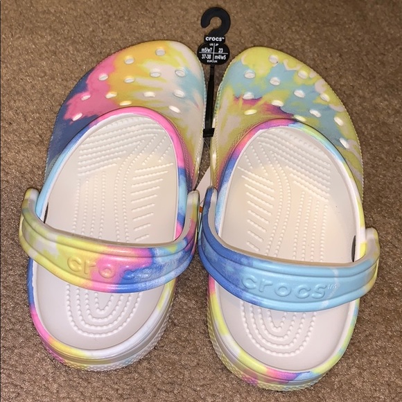 CROCS | Shoes | Nwt Crocs Classic Clogs Pastel Tie Dye Size 6 7 | Poshmark